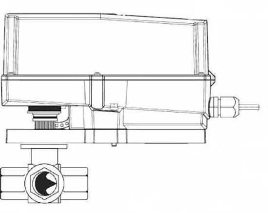 2"3W BlVlv 57cv 24V NSR2-10vdc For Belimo Part# B350+ARX24-MFT | HVAC ...